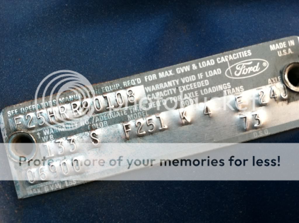 Vin decoding - Ford Truck Enthusiasts Forums