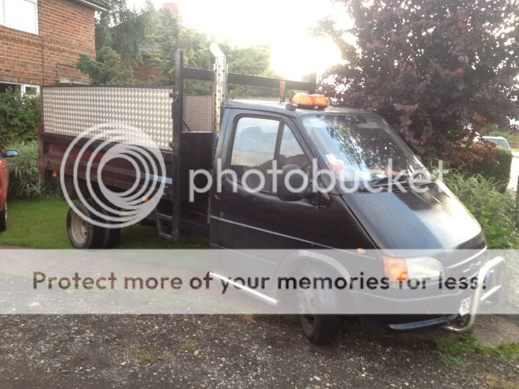 Ford Transit Forum • View topic - Mk5 black 190 TD tipper with new high ...
