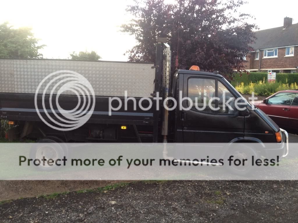 Ford Transit Forum • View topic - Mk5 black 190 TD tipper with new high ...